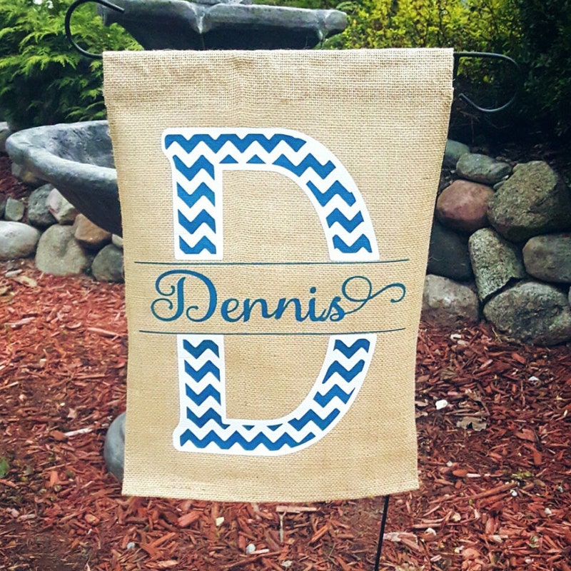 Chevron Print Burlap - Etsy