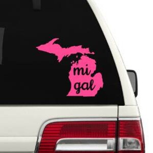 Car Decal - Michigan Decal - Yeti Cup Sticker - Phone Decal - Car ...