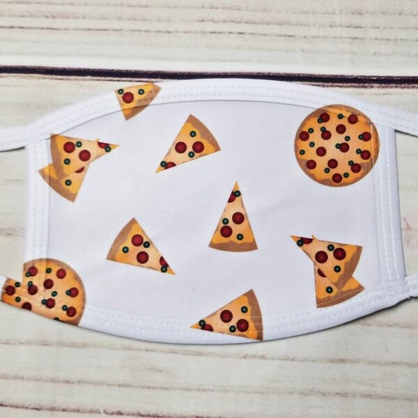Pizza Face Mask - Etsy