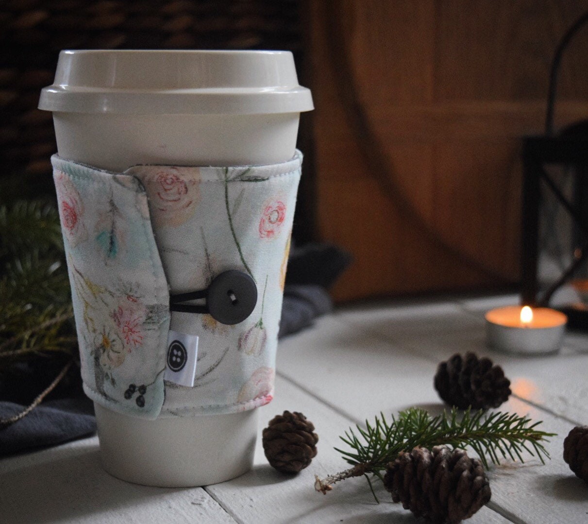 Kitchen & Dining Mugs Reusable & Reversible! Coffee Cup Sleeves Drink ...