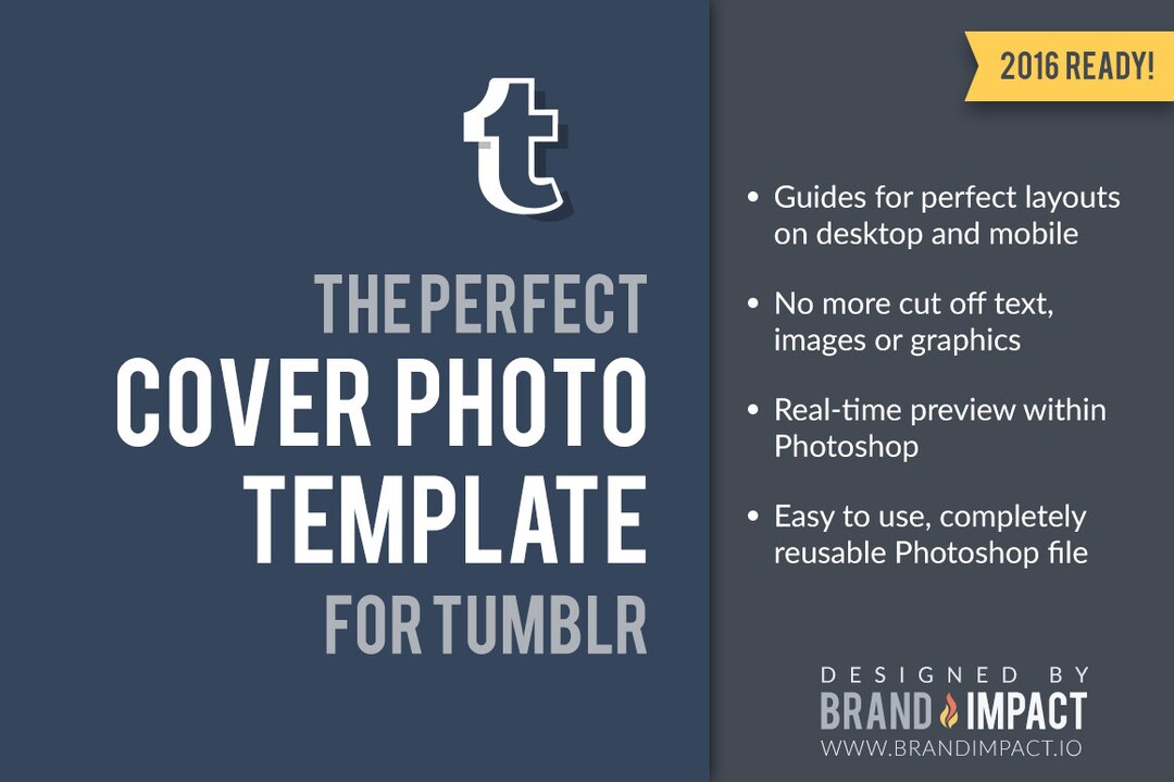 Tumblr Header Preview Template - Etsy