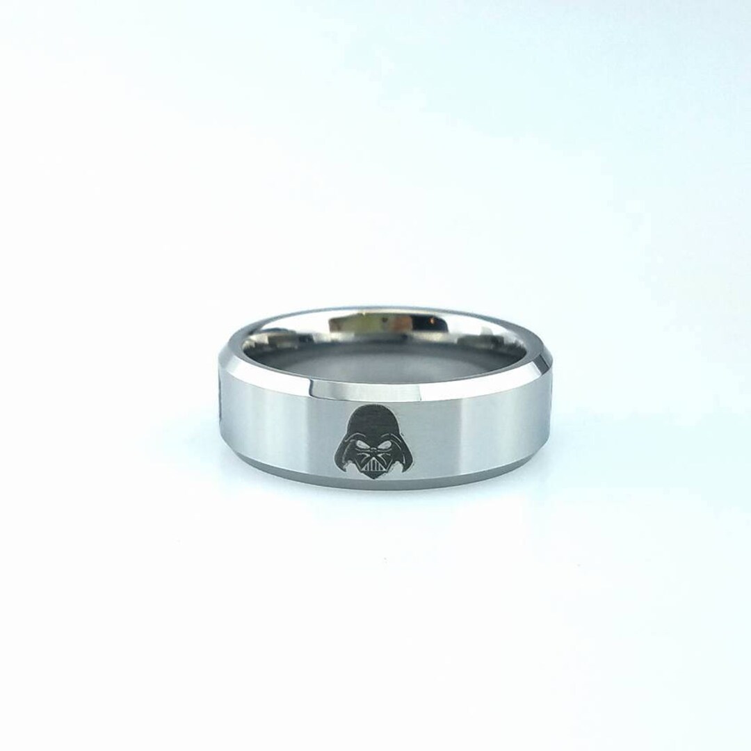 Darth Vader Ring, Star Wars Ring, Sith Ring, Tungsten Ring, Tungsten ...