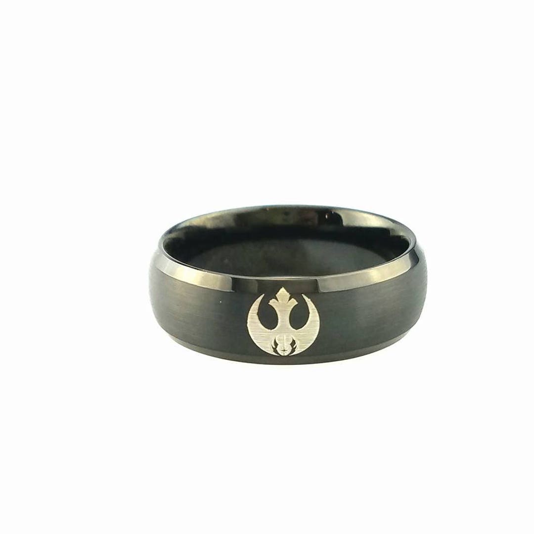 Star Wars Ring, Star Wars Rebel Jedi Tungsten Ring, Tungsten Wedding ...