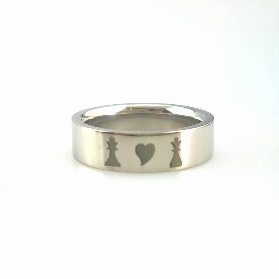 Titanium Ring Set Matching Ring Set Couple Wedding Rings - Etsy