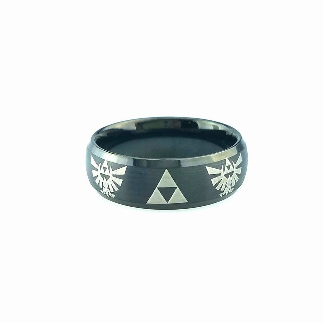 Game Inspired Ring, Legend of Zelda Rings, Zelda Triforce Ring, Zelda ...