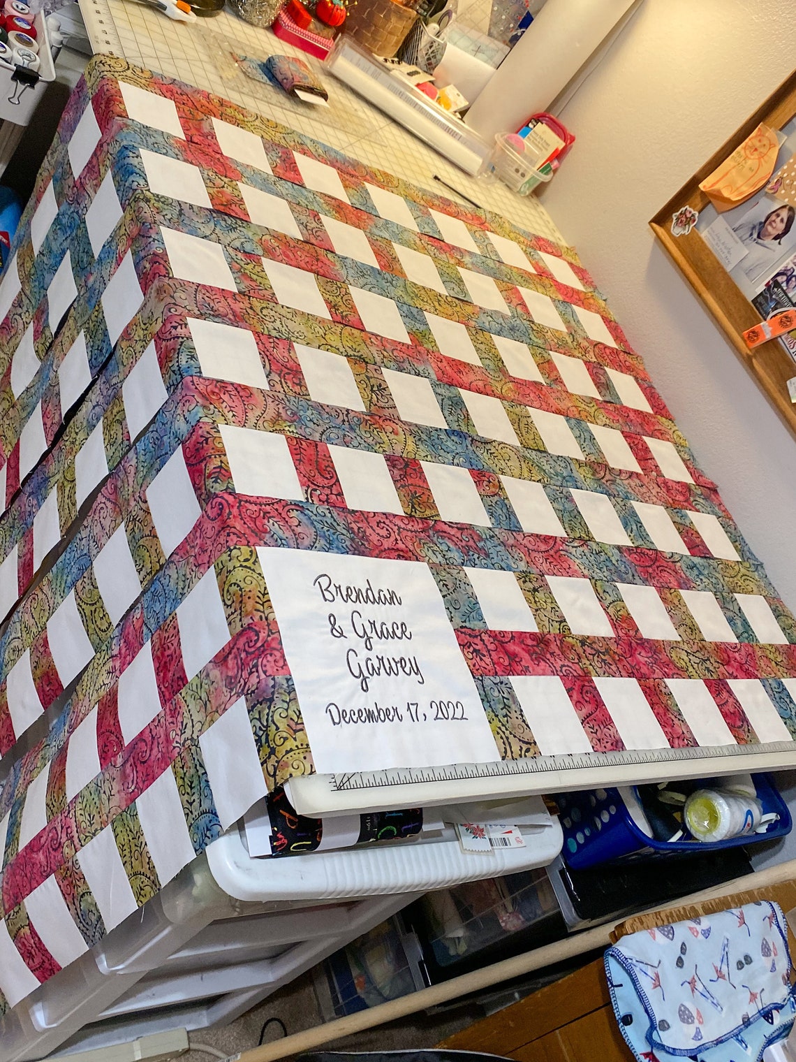 Custom Autograph Memory Quilt, Personalized, Custom Made, Choice or ...