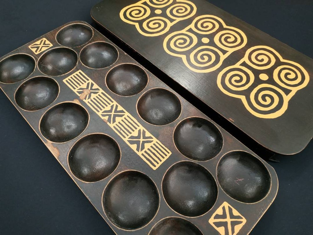 Wure/oware/awale MANCALA BOARD GAME - Etsy