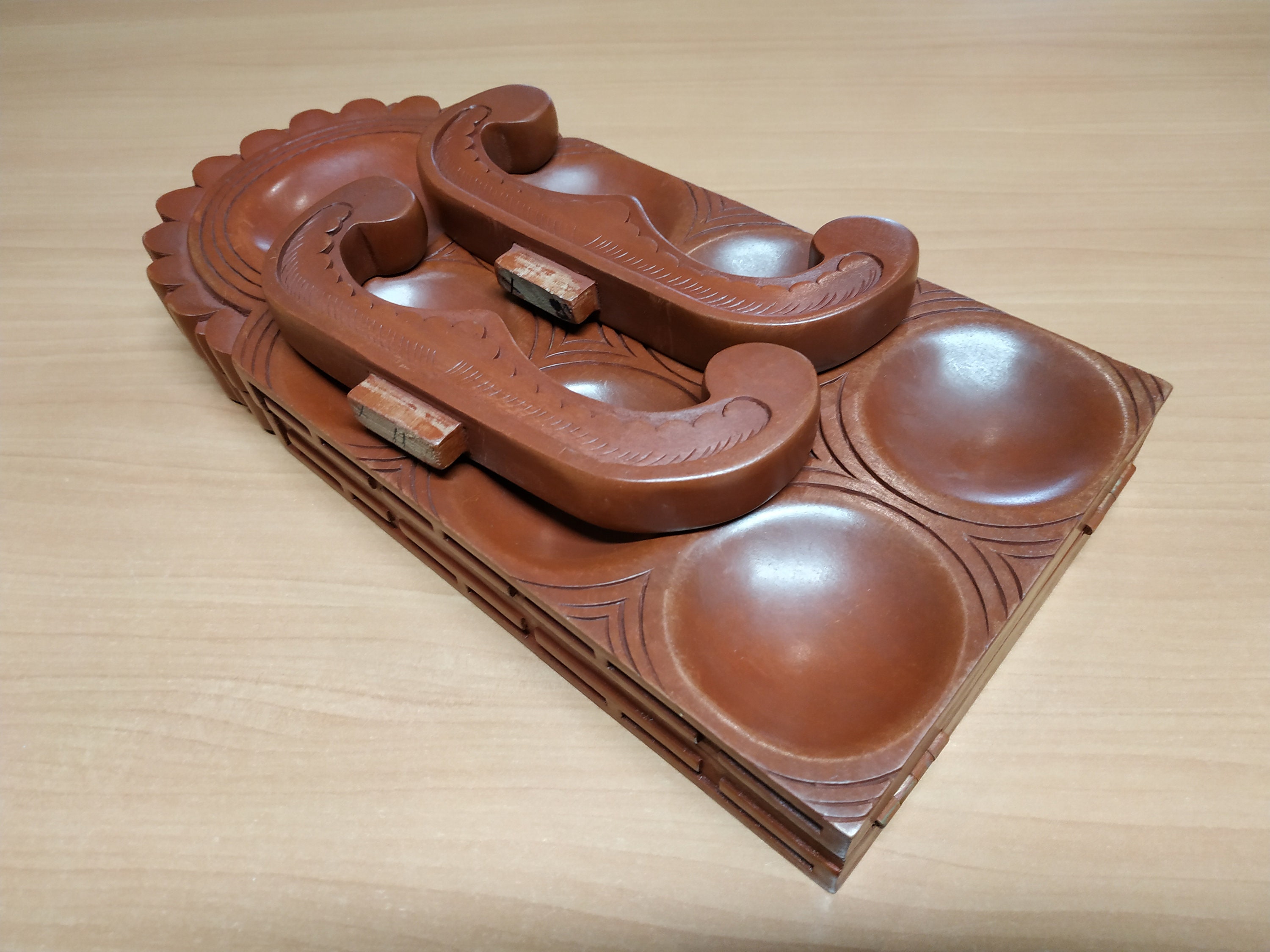 Dakon/congkak/congklak MANCALA BOARD GAME, Collection Piece - Etsy