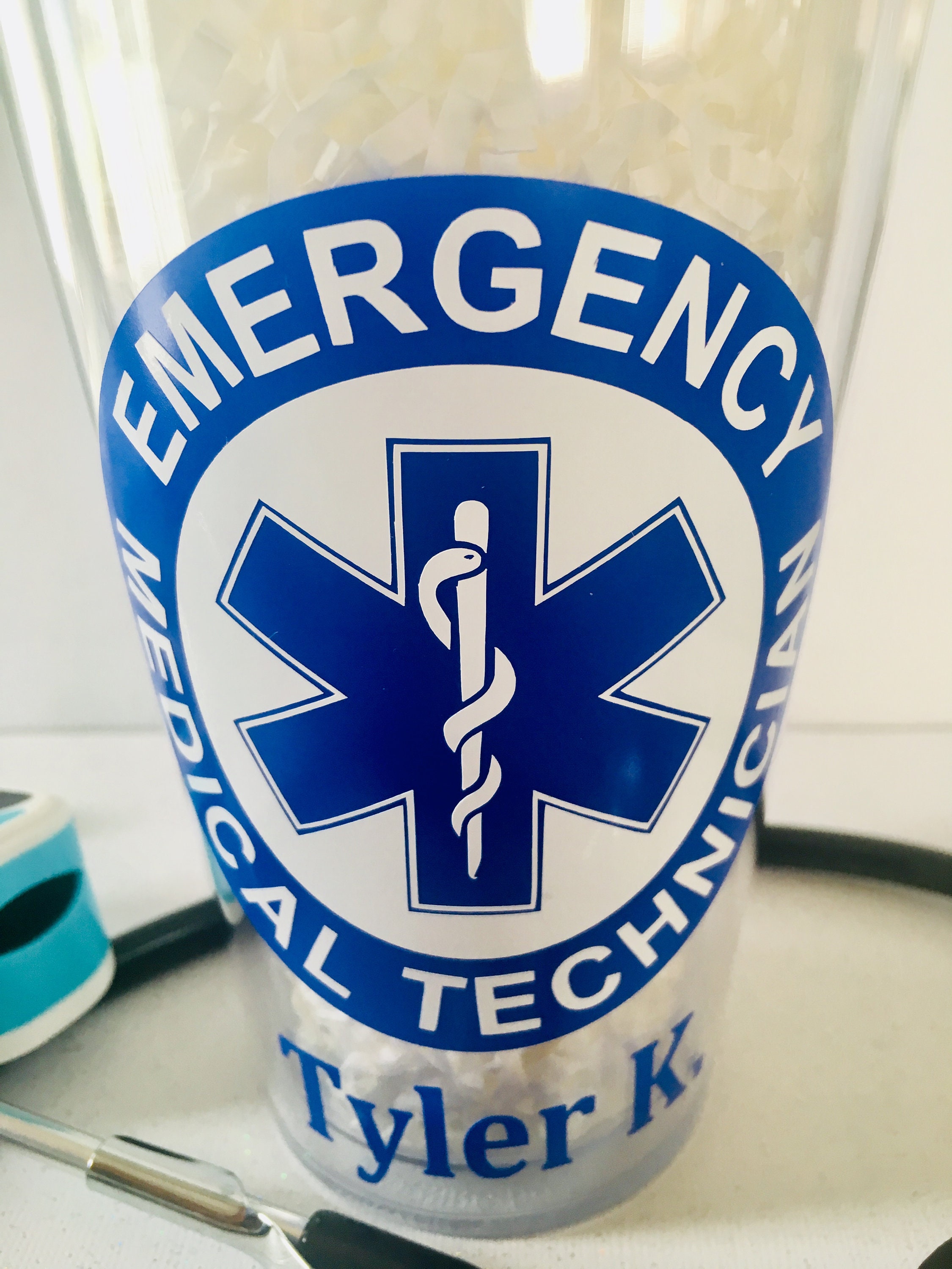 EMT Tumbler, EMS Week Gift, Emergency Medical Technician Cup ...