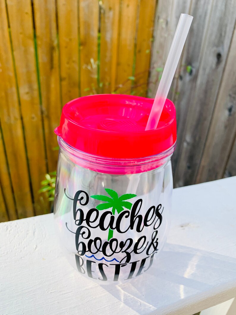 Beaches Booze and Besties Girls Weekend Cup Best Friends - Etsy