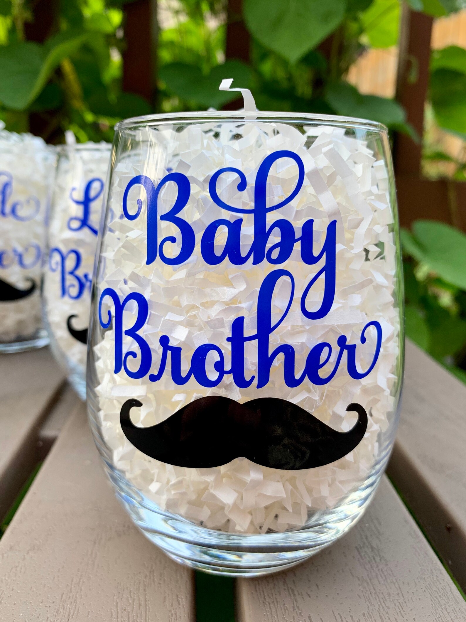 Brother Wine Glass Siblings Day Gift Big Brother Middle - Etsy