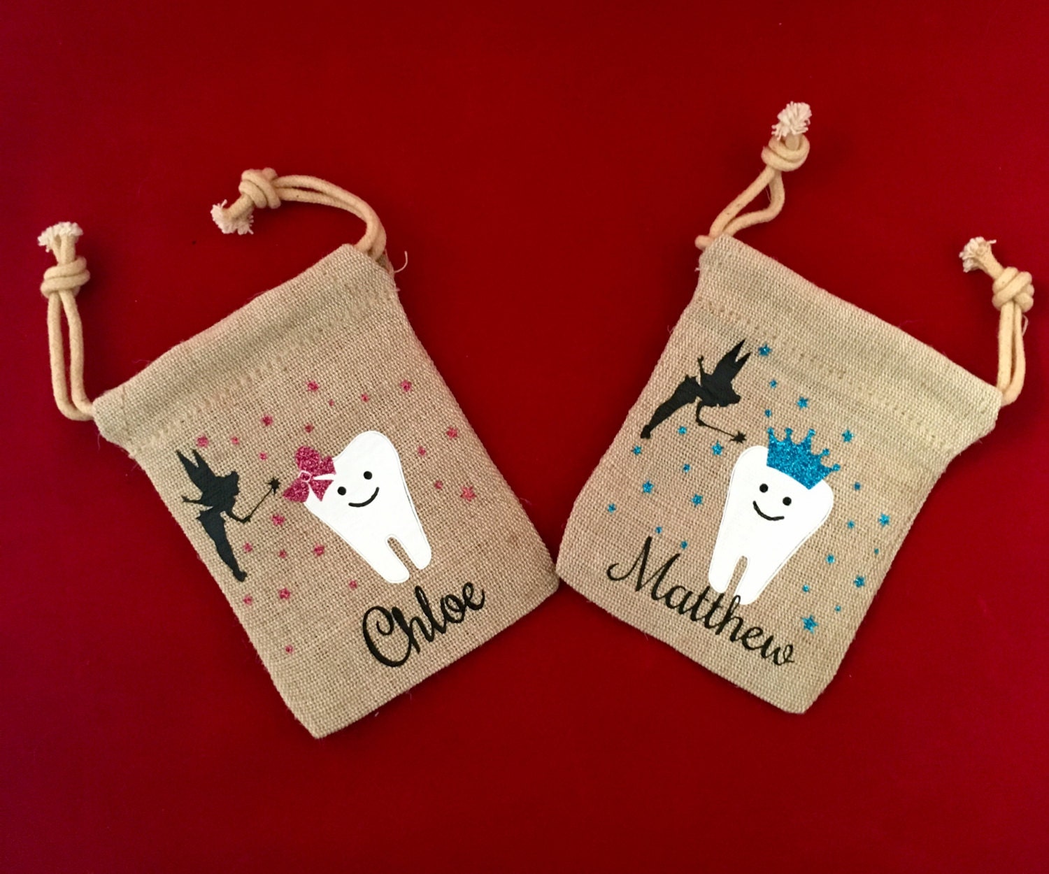 Personalized Tooth Fairy Bag Tooth Fairy Pouch Kids Gift | Etsy