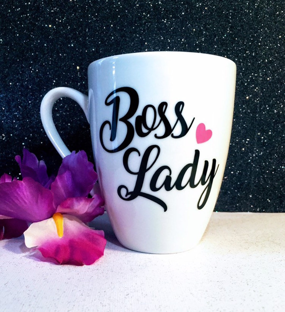 Boss Lady Mug / Boss Coffee Cup / Female Boss Christmas Gift/ Best Boss ...