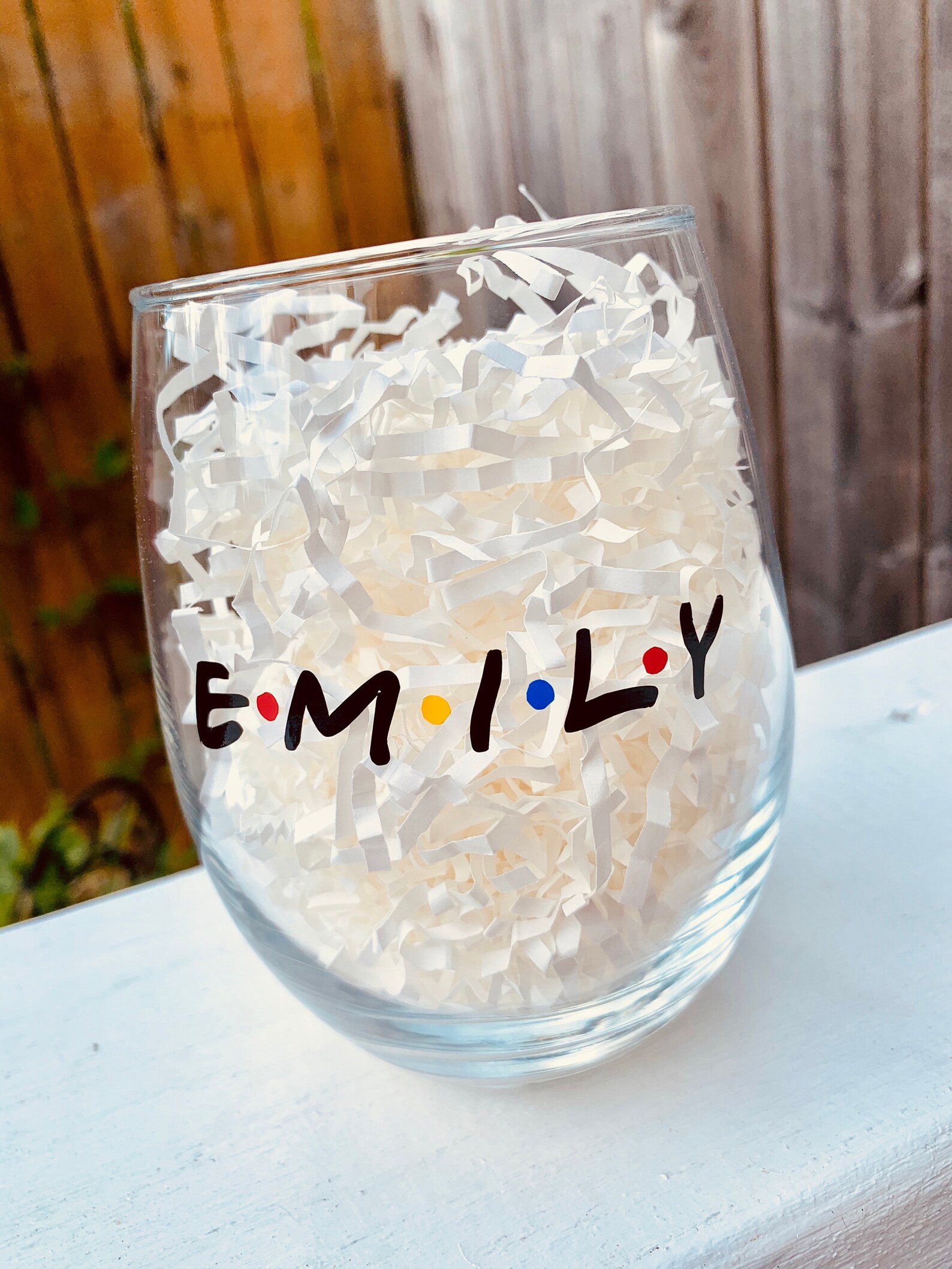 Personalization Friends Inspired Wine Glass Friends Name - Etsy