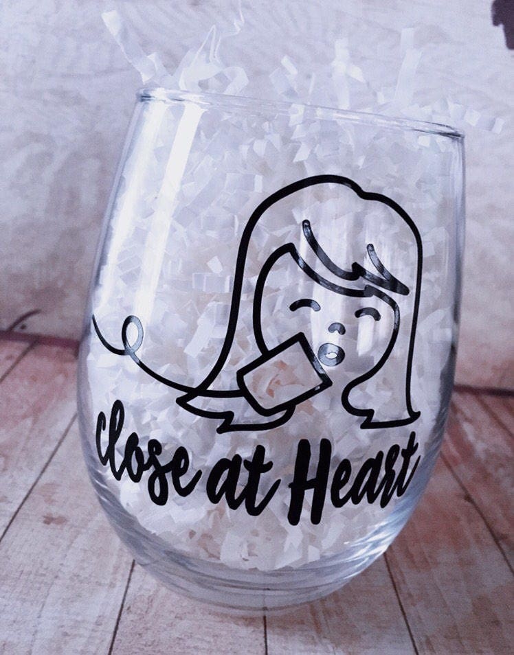 Long Distance Friendship Stemless Wine Glass Set Best Friends | Etsy