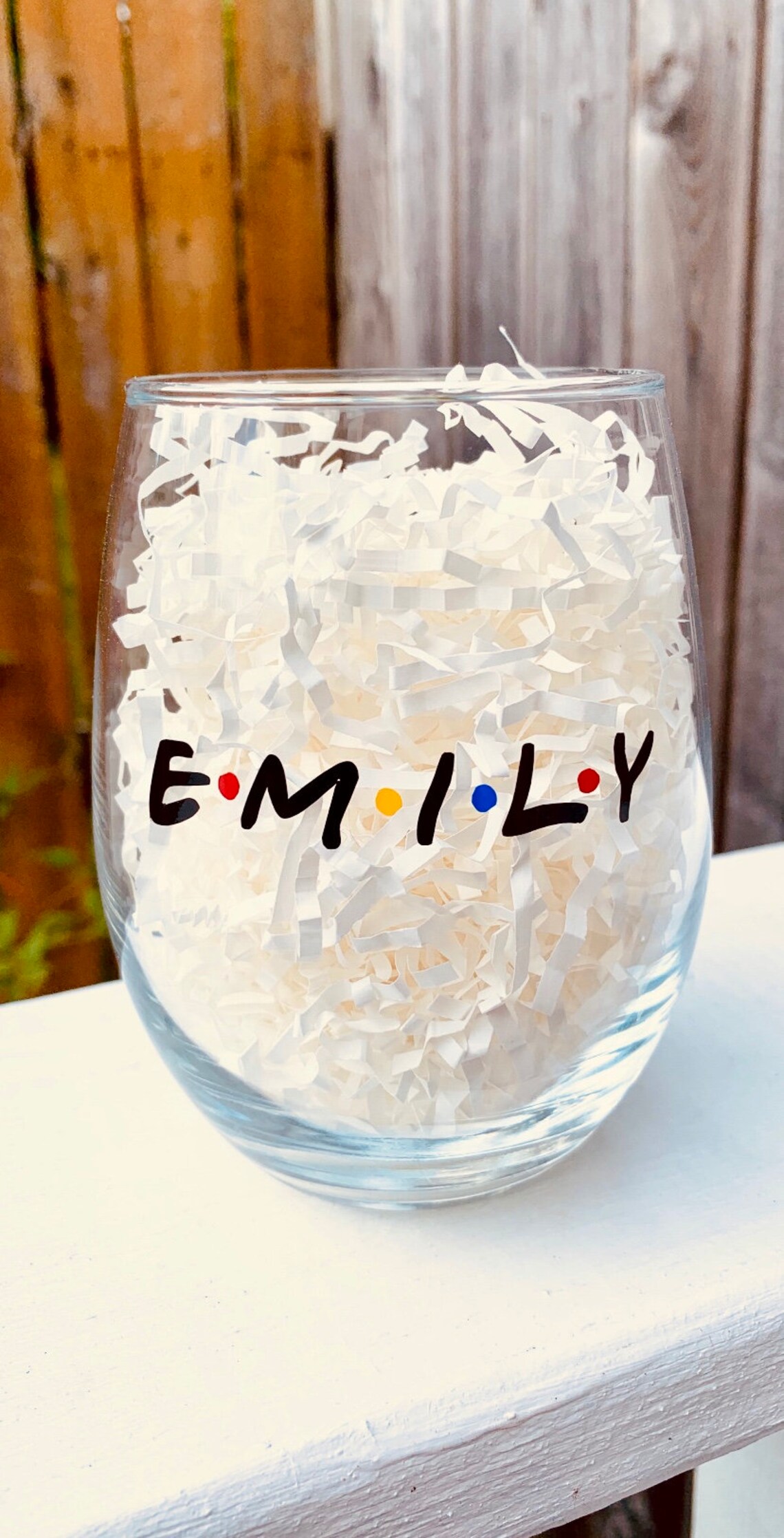 Personalization Friends Inspired Wine Glass Friends Name - Etsy