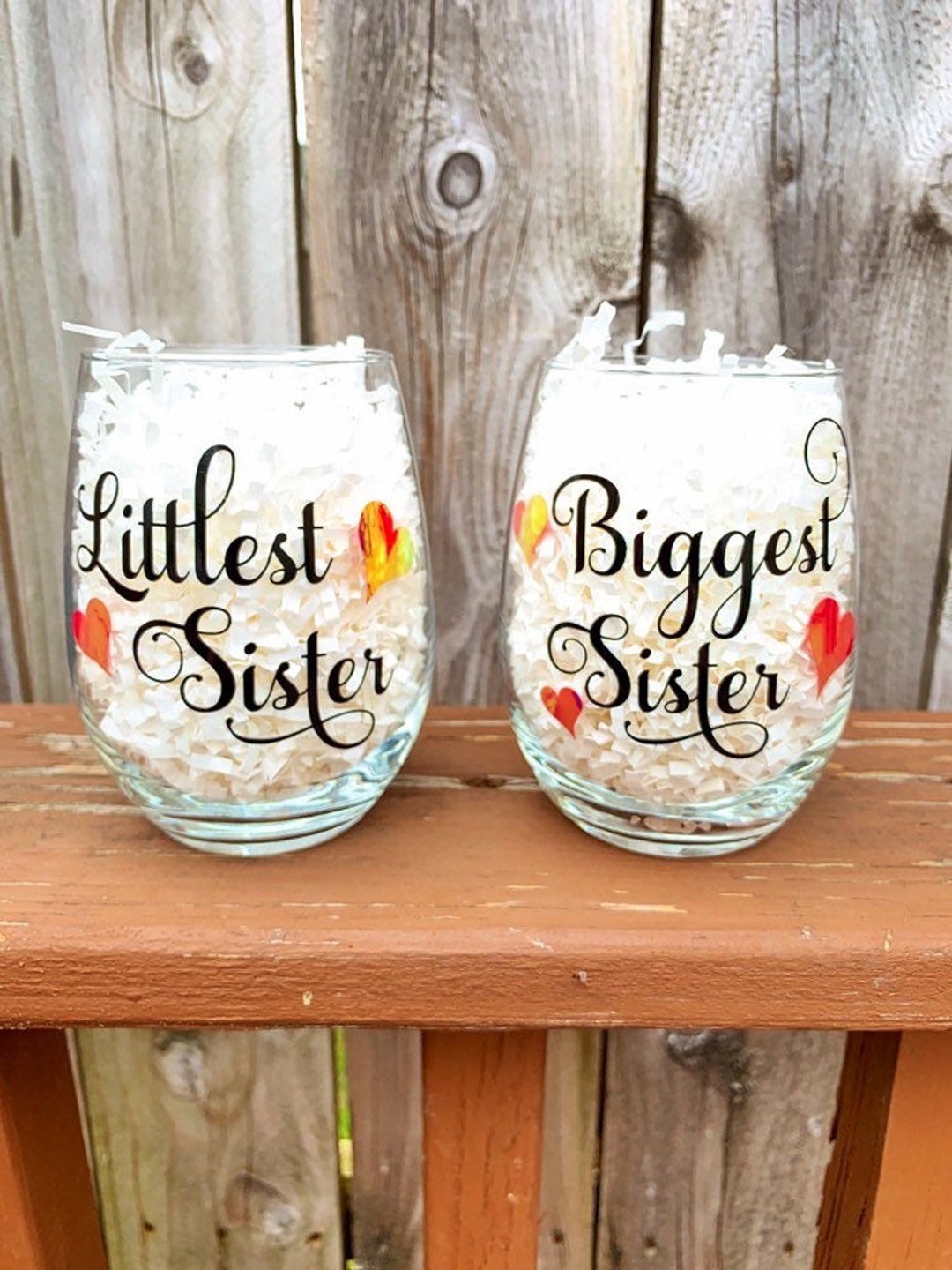 Sister Stemless Wine Glass, Sisters Day,sister Birthday Gift, Biggest ...