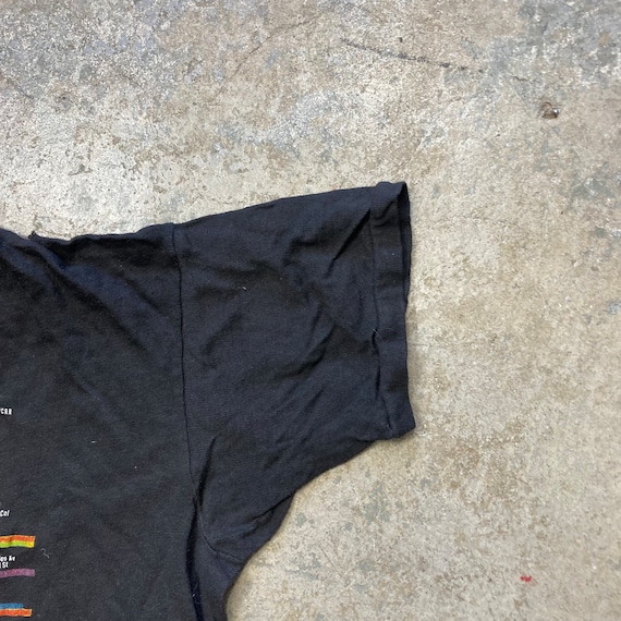 Vintage 1970s 80s Manhattan MTA Subway Map Black All… - Gem