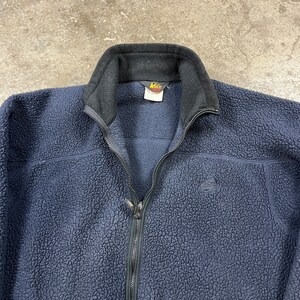 Vintage 1990s REI Deep Pile Navy Blue Fleece Made in USA Sz Large - Etsy