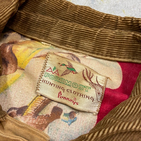Vintage 1960s Penneys Foremost Duck Canvas Hunting Ja… - Gem