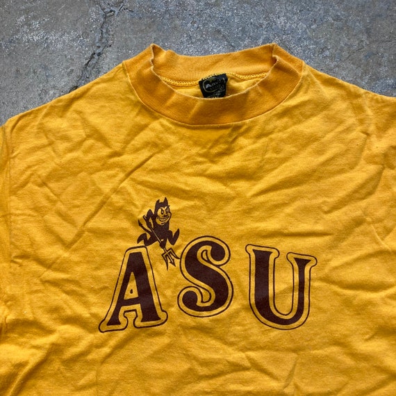 Vintage 1980s ASU Arizona State University Yellow Al… - Gem