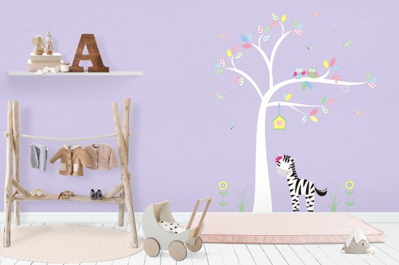 Nursery Wall Decals Baby Wall Decals Girls Room Mural - Etsy