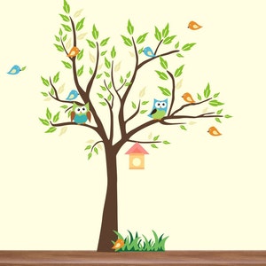 Baby Room Tree Nursery Wall Tree Tree Wall Sticker Large - Etsy