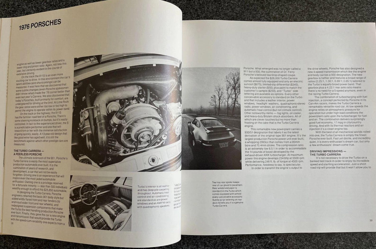 RARE Brand New Book 1976/77 1977 PORSCHE SPORT by Joe Rusz Photos ...