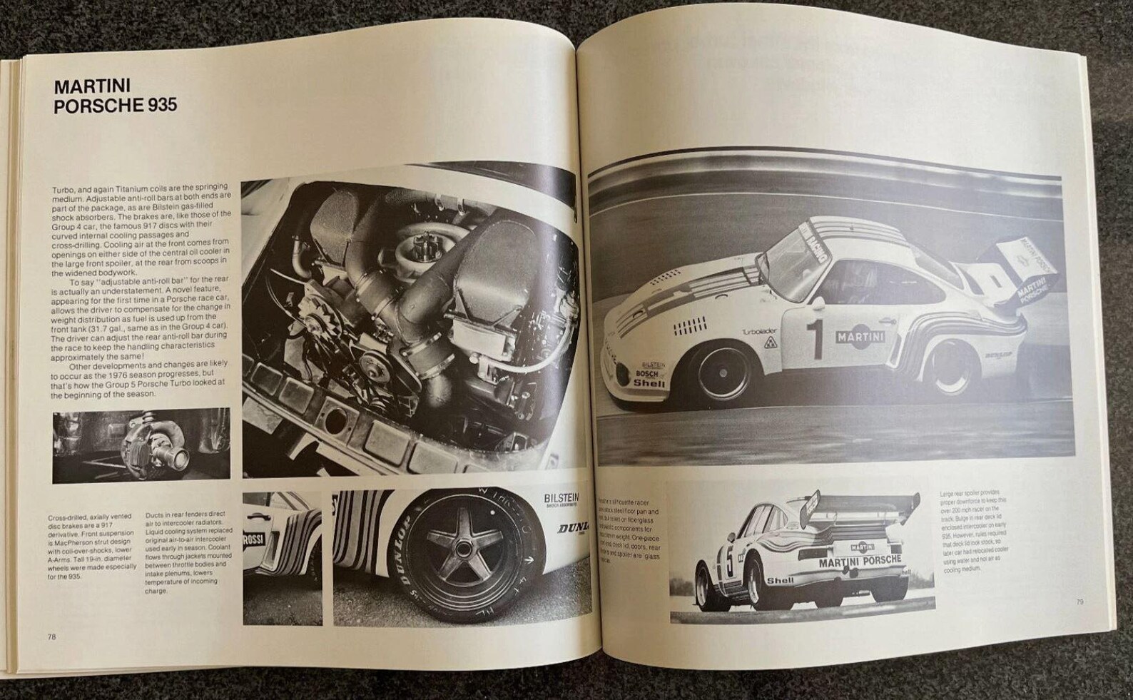 RARE Brand New Book 1976/77 1977 PORSCHE SPORT by Joe Rusz Photos ...