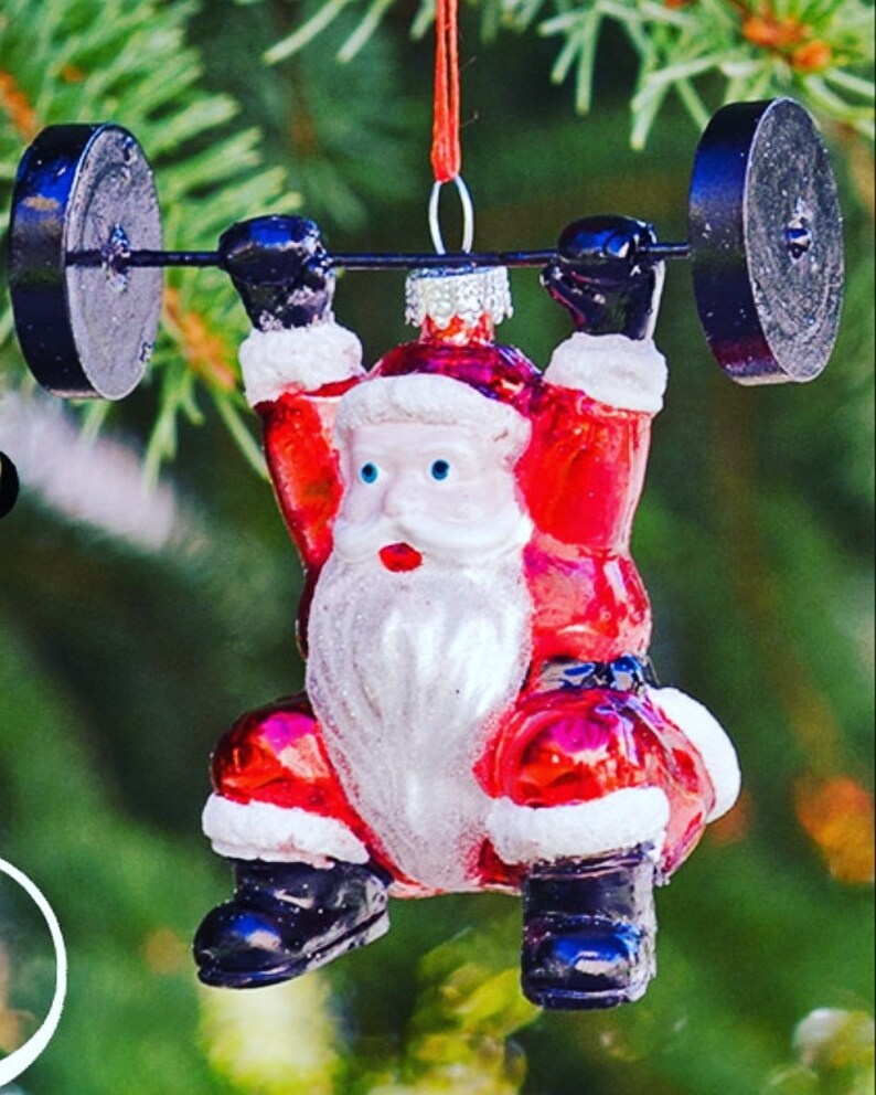 Santa Snatching 3D Ornament - Etsy