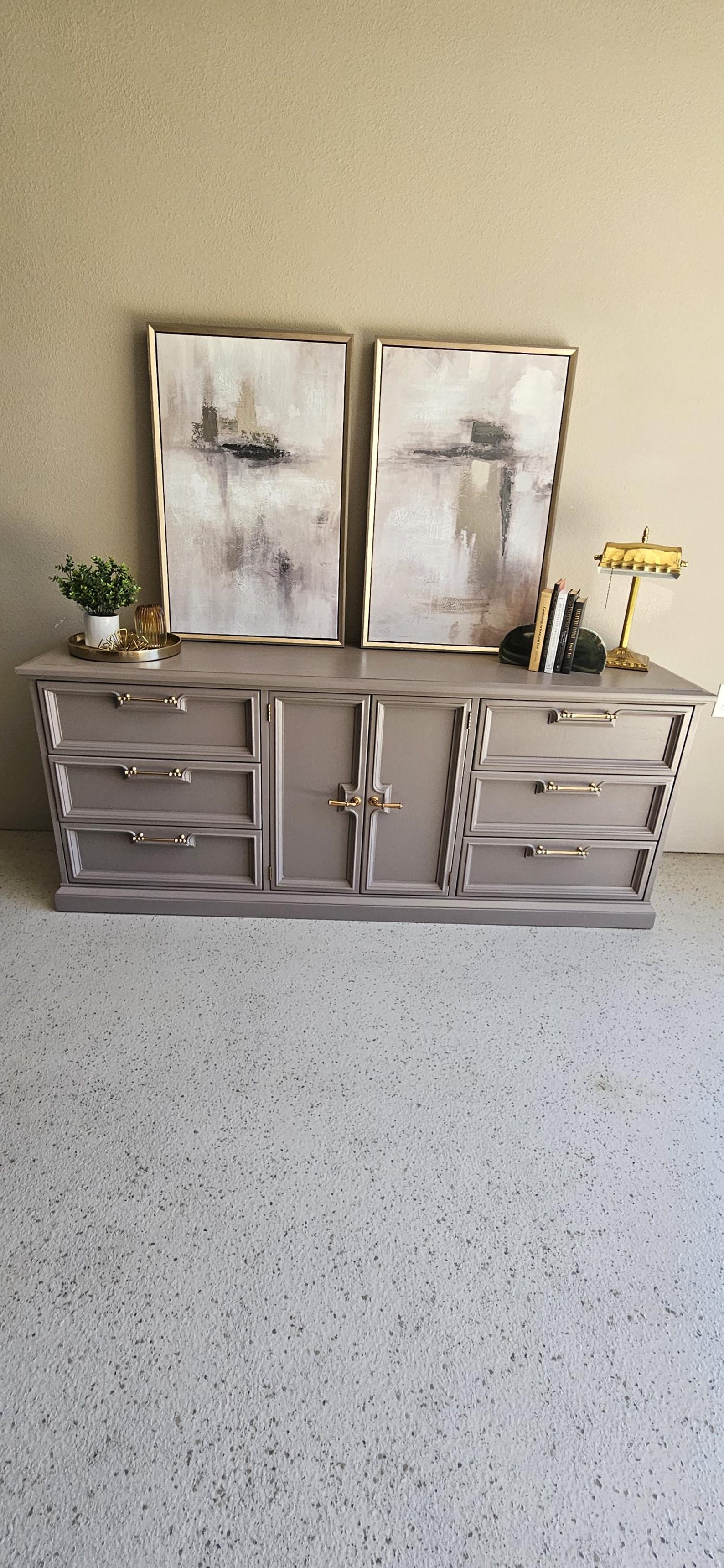 Sold** Sold ** Sold ** 72" Antique Drexel Dresser. Soild Wood. - Etsy