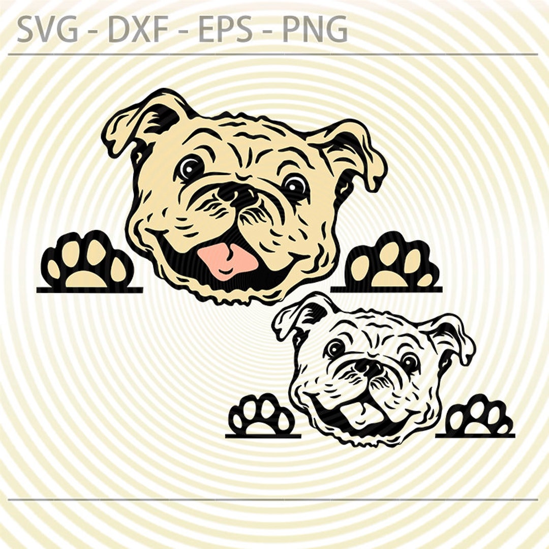 Bulldog Svg Design Bull Dog Svg Digital File Cutting File Cut File for ...
