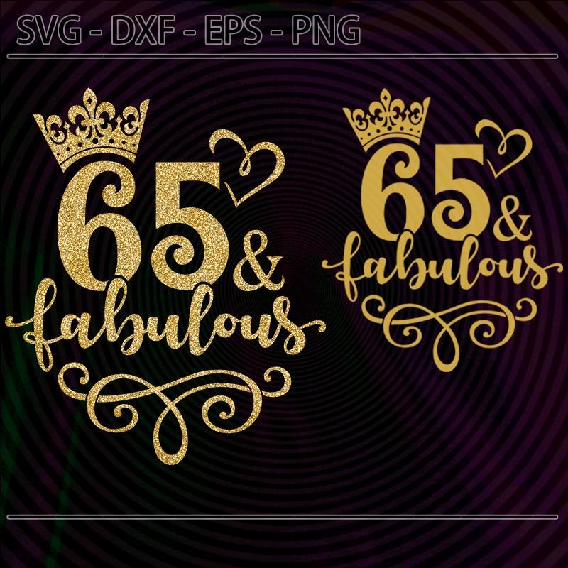 65th Birthday Svg - Etsy
