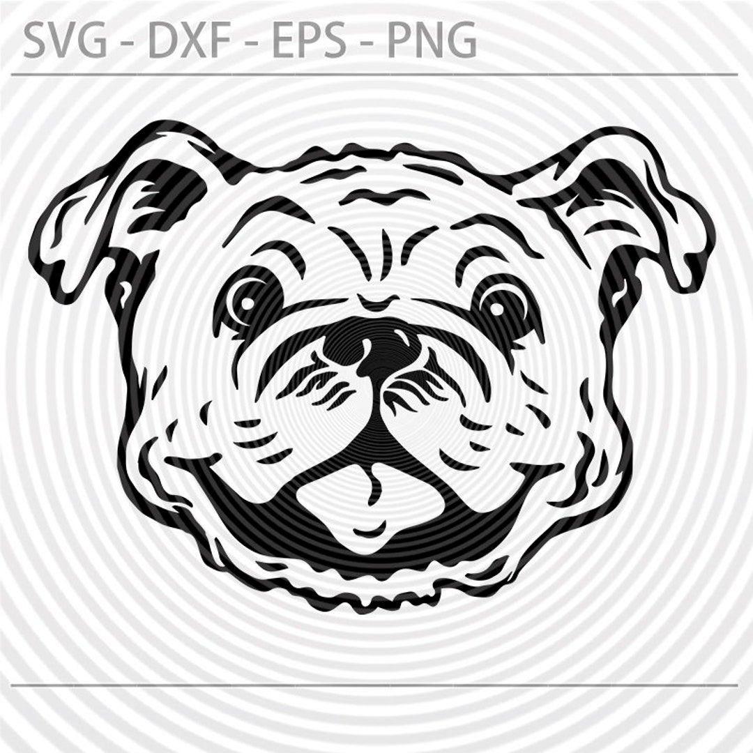Bulldog Svg Cute Puppy Bulldog Svg Digital Cut File, Cutting File, Bull ...