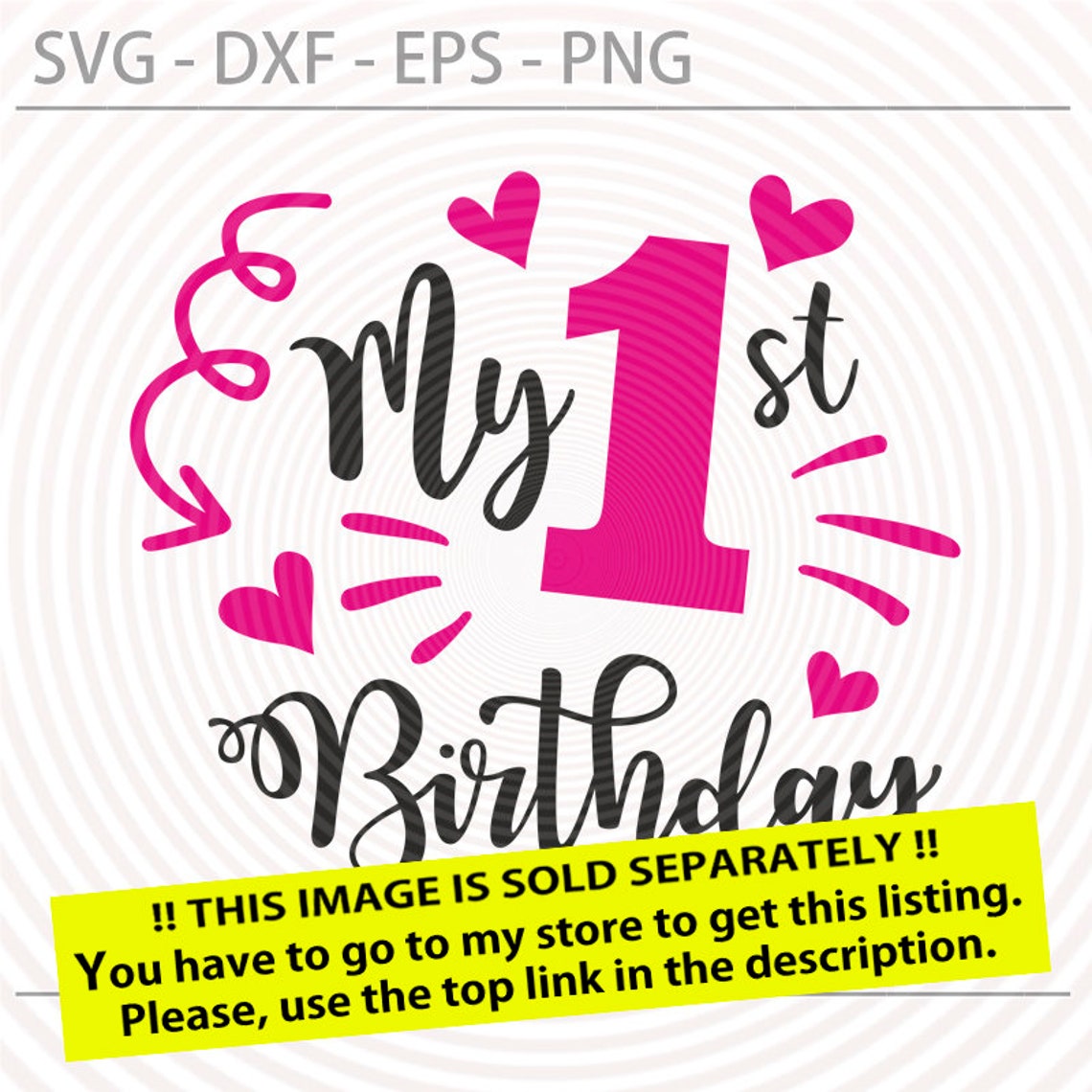 One SVG 1st SVG My First Birthday SVG Boy Files for - Etsy