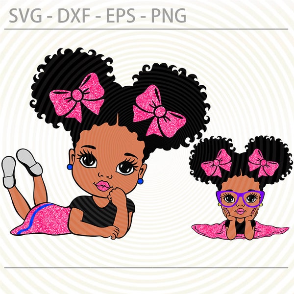 Afro Princess Svg - Etsy
