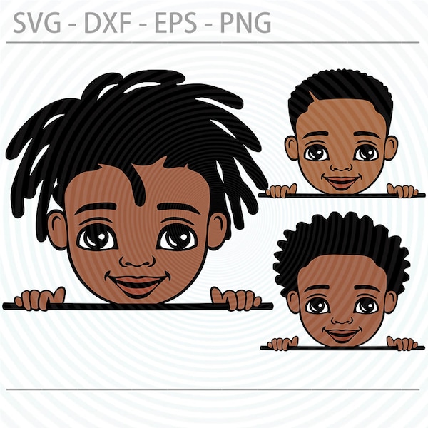 Black Boy Svg - Etsy