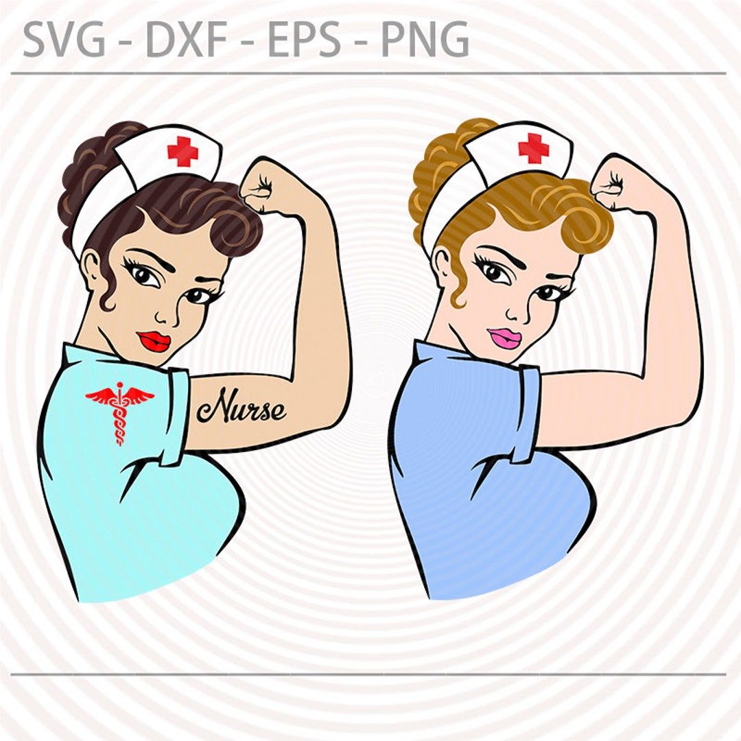 Nurse Rosie the Riveter Svg, Rosie Svg Dxf Eps Png, Rosie Cricut ...