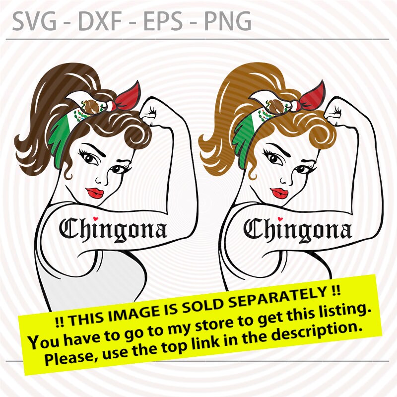 Chingona SVG LGBTQ Pride Rosie the Riveter Cut File for - Etsy