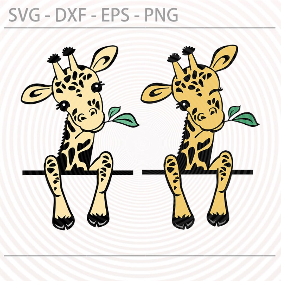 Giraffe Svg Giraffe Dxf Cute Giraffe Peekaboo Svg Funny Animals Svg ...