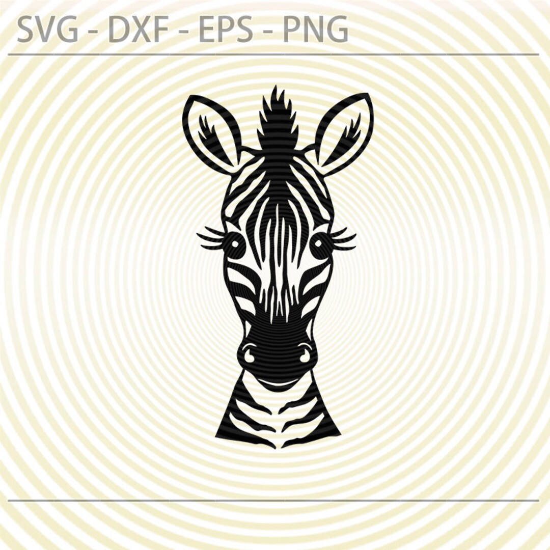 Zebra Svg - Zebra Dxf - Cute Funny Zebra Svg – Safari Animals Svg ...