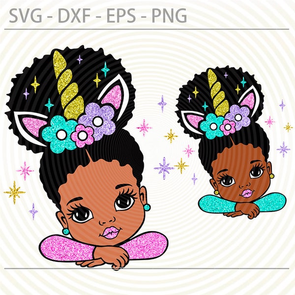Afro Princess Svg - Etsy