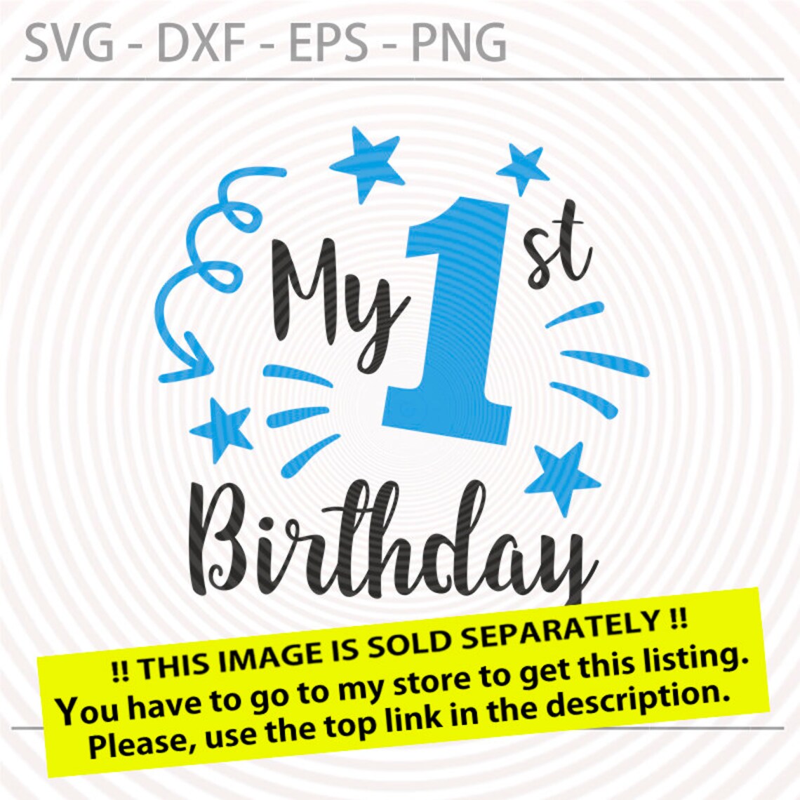 My First Birthday Svg Png One Year Old Girl Svg First - Etsy