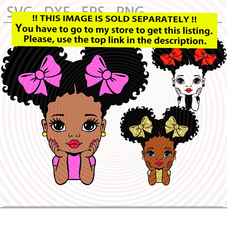Peekaboo Girl Bundle Afro Princess Svg Cute Black African - Etsy