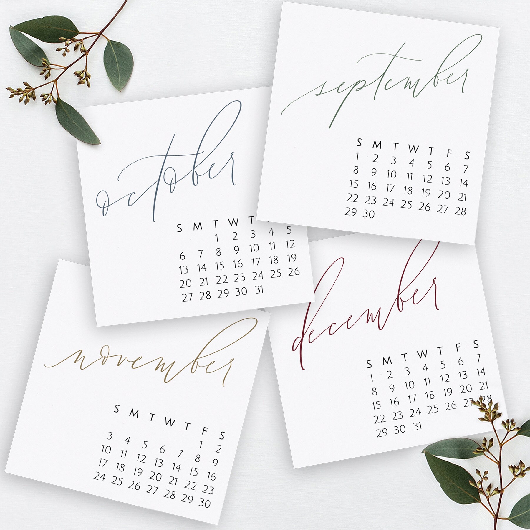 2023 Modern Calligraphy Calendar 2023 Calendar 2023 - Etsy