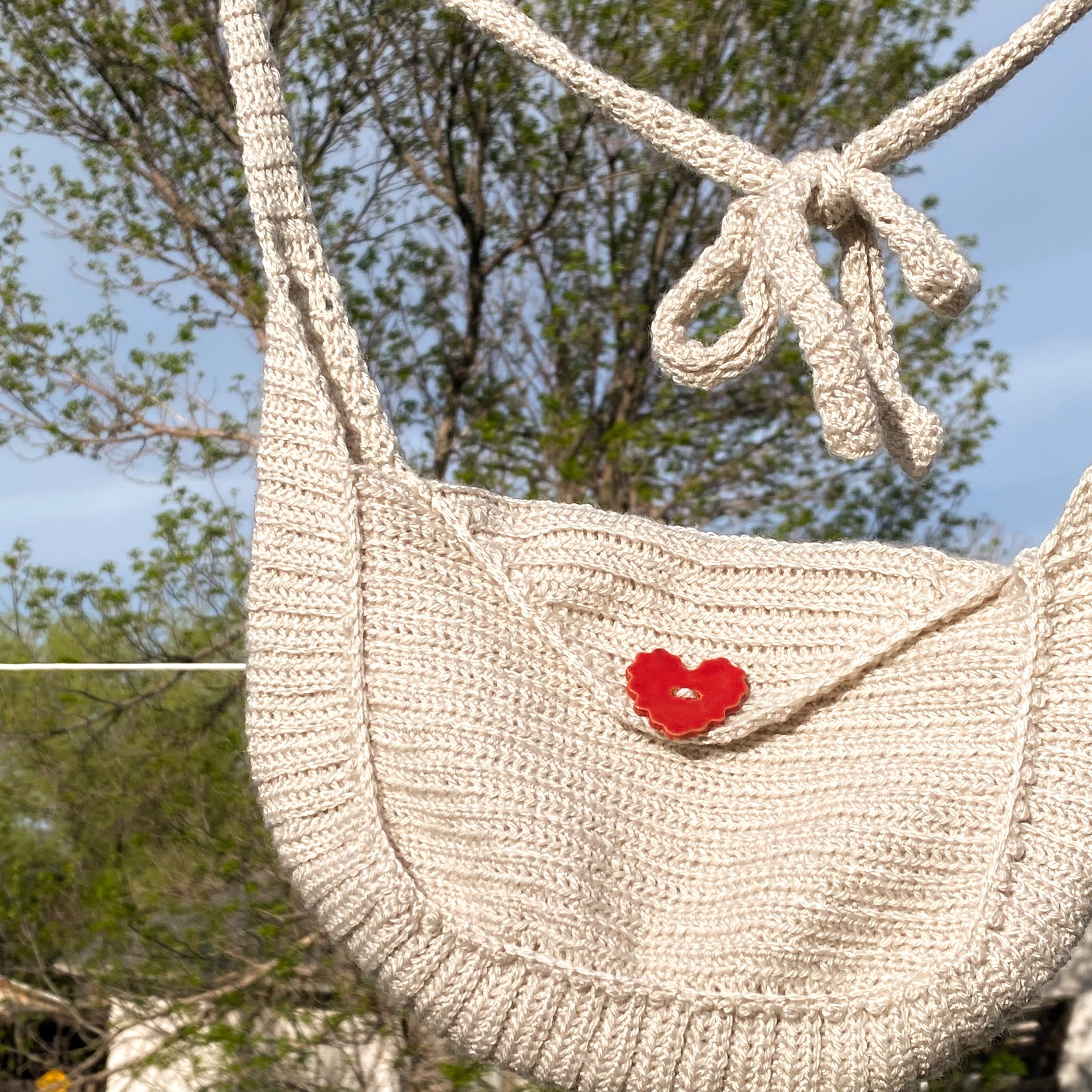 Love Letter Mini Shoulder Bag Crochet Pattern PDF - Etsy
