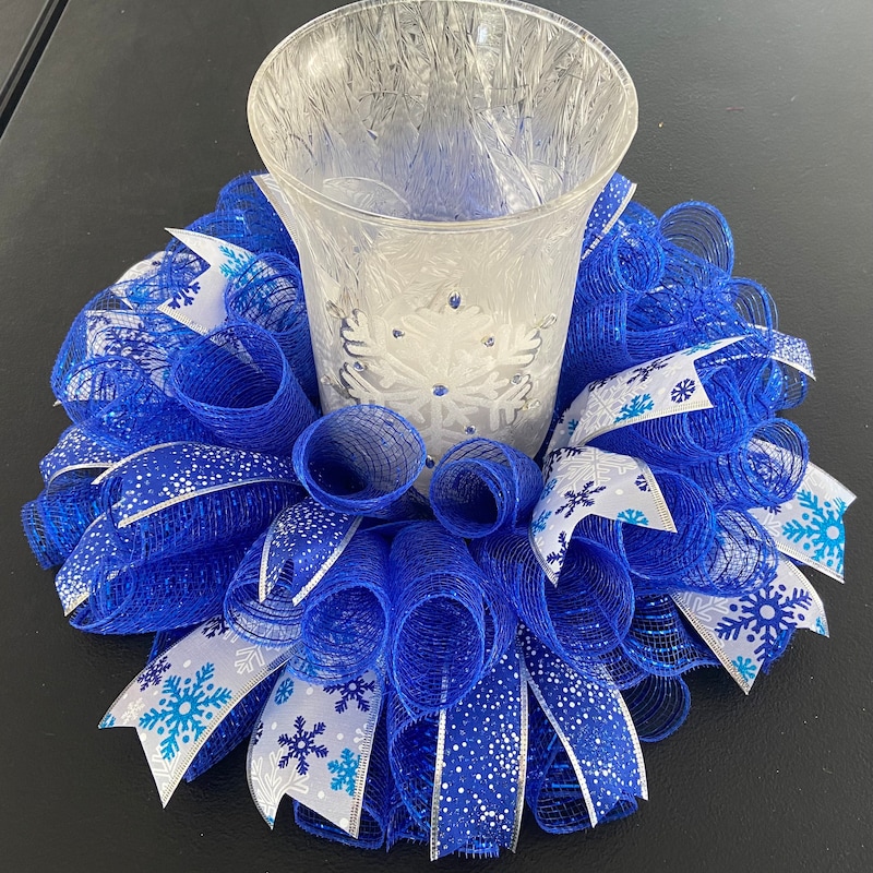Blue Centerpiece - Etsy