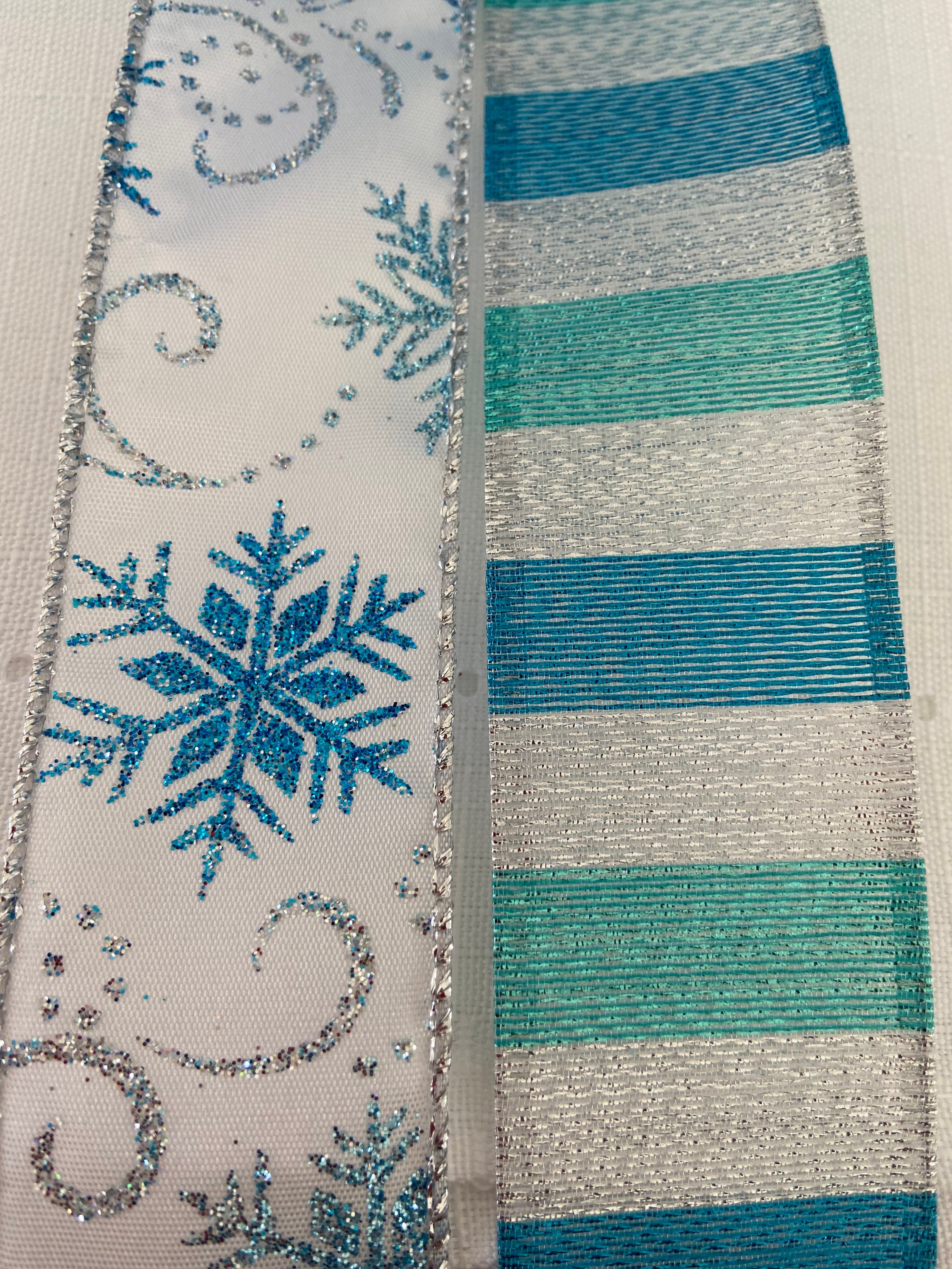 DIY Christmas / Winter Snowflake Deco Mesh 12 Mini - Etsy