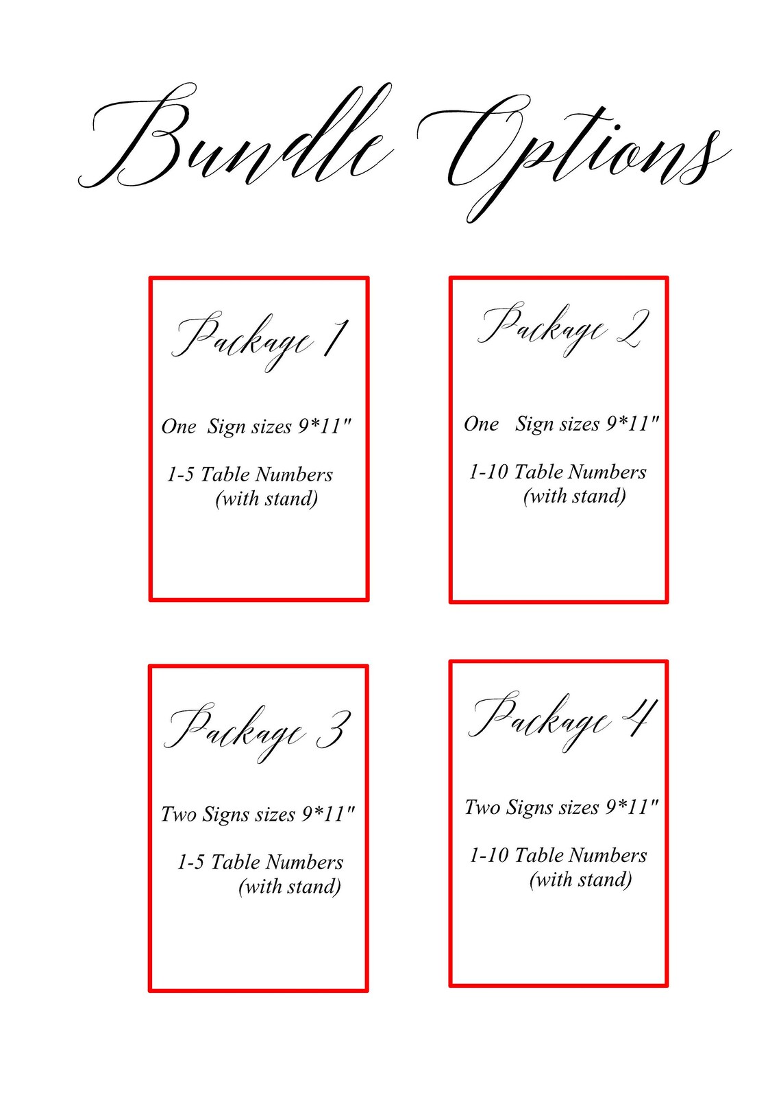 Wedding Acrylic Clear Glass Table Signs Painted Back With | Etsy