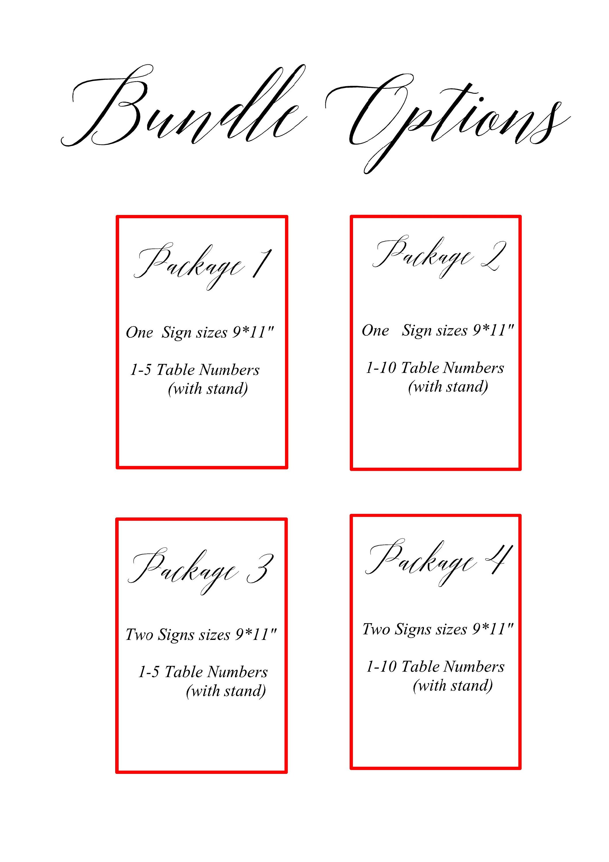 Wedding Acrylic Clear Glass Table Signs Painted Back With | Etsy